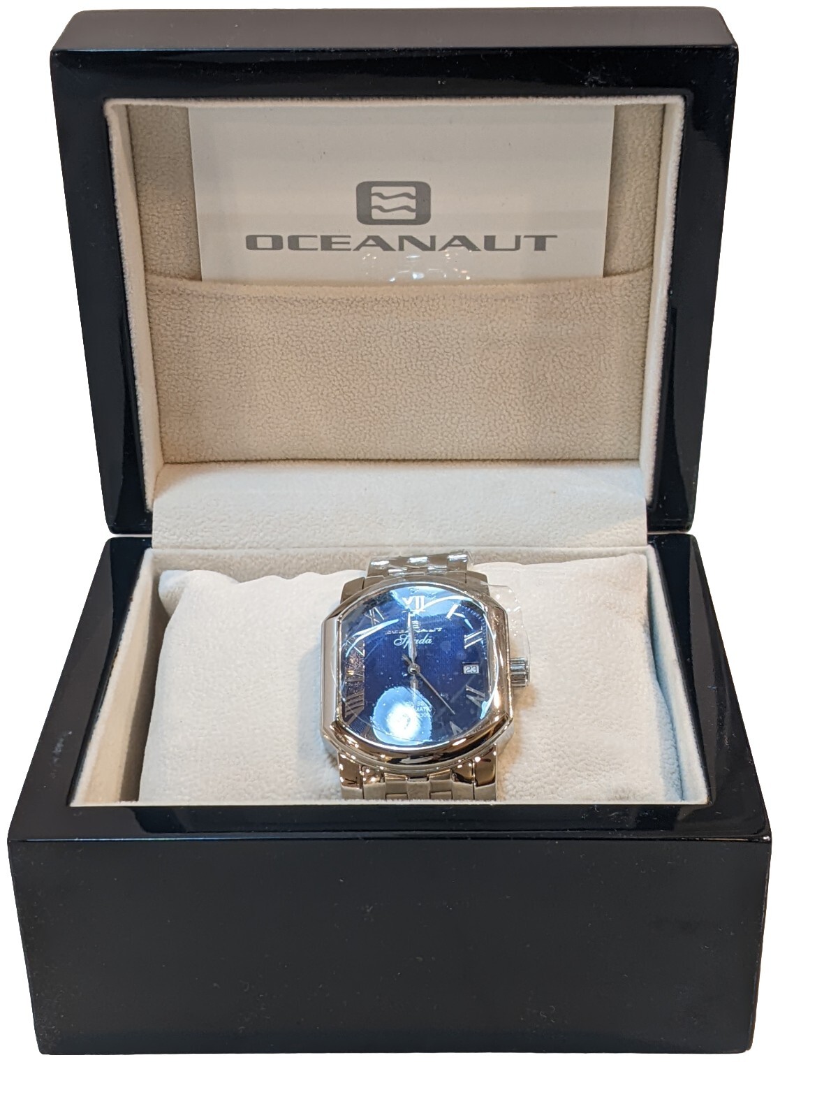 NEW OCEANAUT SPADA Men’s Luxury Swiss Automatic Watch 100m AT131103 25 ...