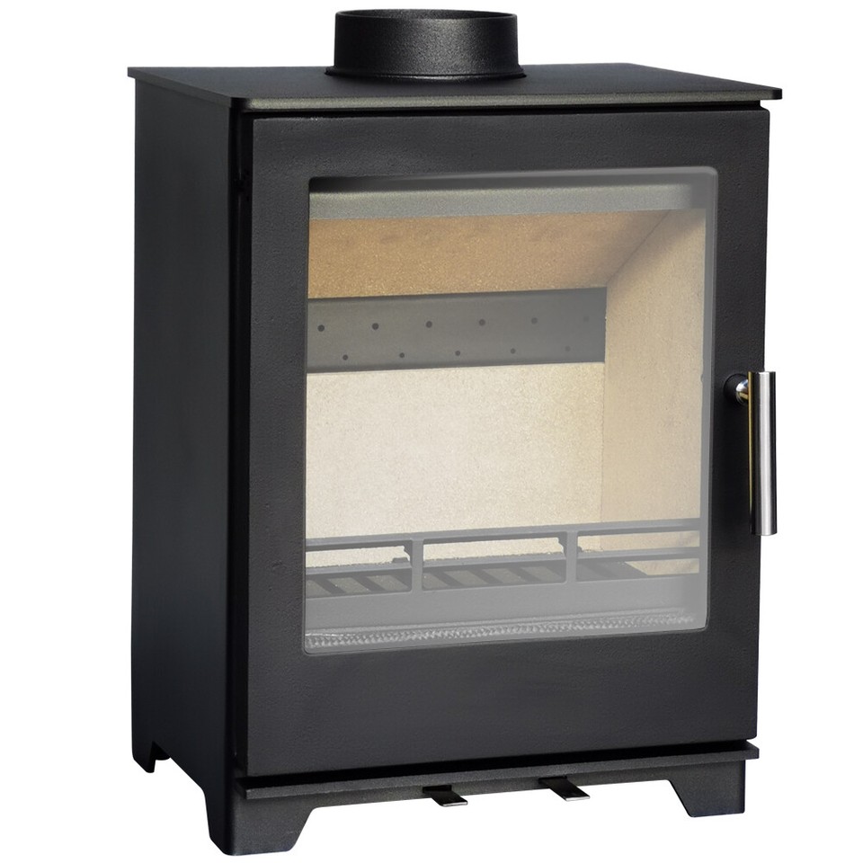 Defra Approved 5kw Eco Design Ready Multifuel Log Woodburning Stove ...
