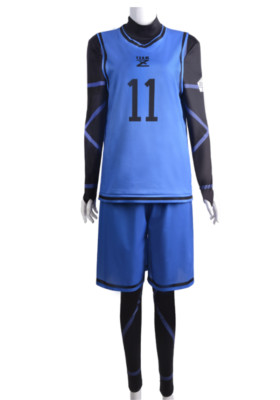 Anime BLUELOCK Isagi Yoichi Cosplay Sweatshirt Jersey Set Clothing ...