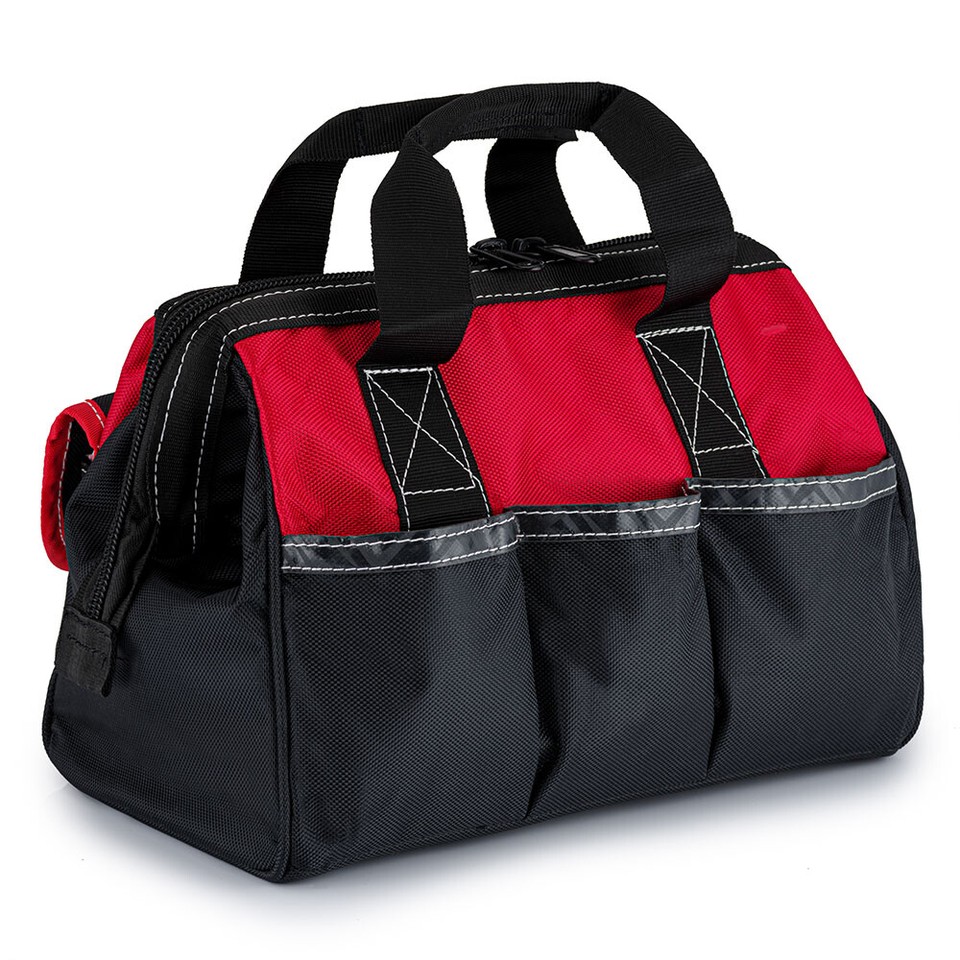 Hand Tool Bag with Multi Pockets Heavy Duty Small Tool Storage Case ...