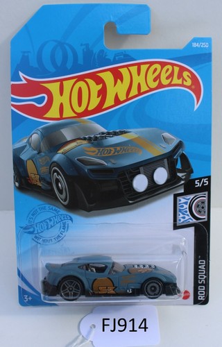 Hot wheels HW Rod Squad Muscle and Blown Blue 5/5 FNQHotwheels FJ914 ...