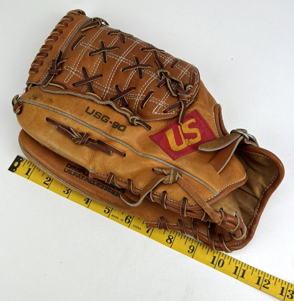 SSK USG-90 Dimple Baseball Softball Glove LHT Dimple Process GUC | eBay