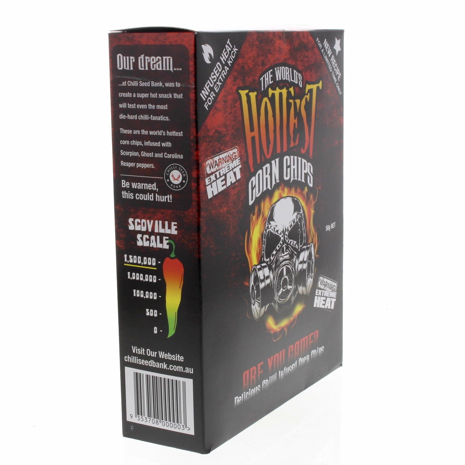 World's Hottest Corn Chips - Carolina Reaper & Scorpion Extreme Chilli ...