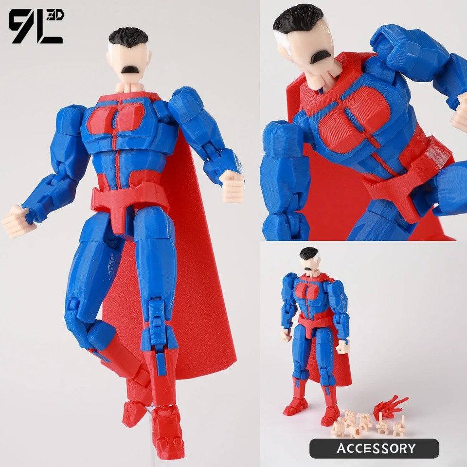 9L3D Printed Superheroes Invincible 2.0 Anime Multi-Jointed Shapeshift ...