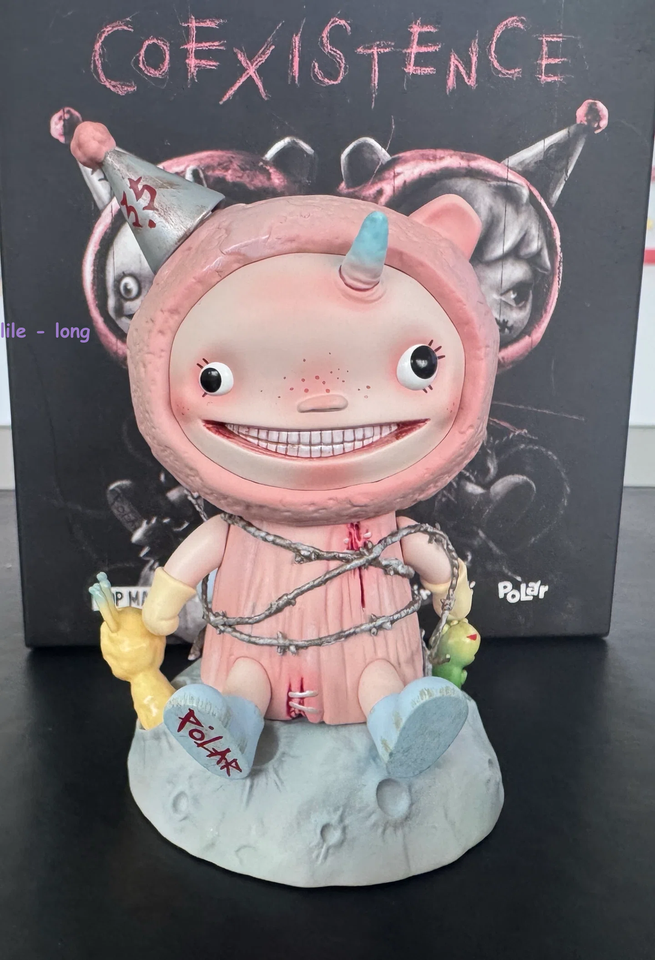 Authentic POPMART Hirono X Polar Coexistence Figure DollToy Figurine ...