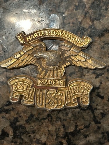 Harley Davidson Tank Badge Emblem Eagle Biker Moyorcycle | eBay