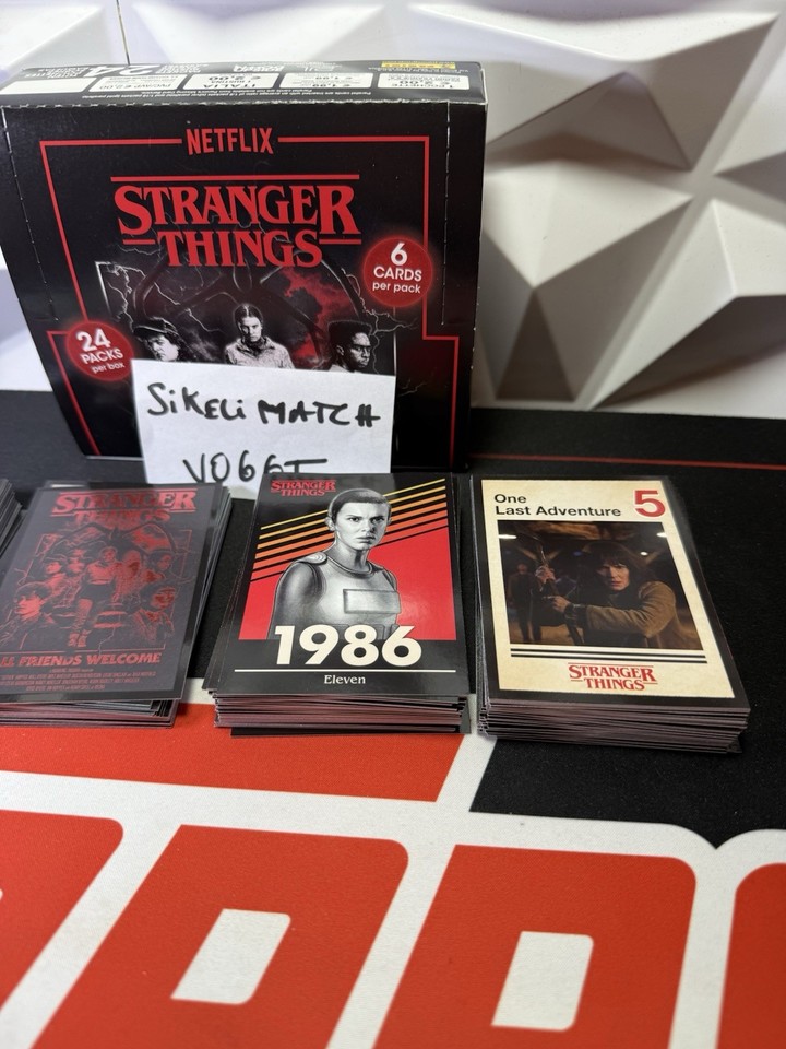 PANINI STRANGER THINGS NETFLIX BULK OF 144 CARDS LOT DE 144 CARTES | eBay