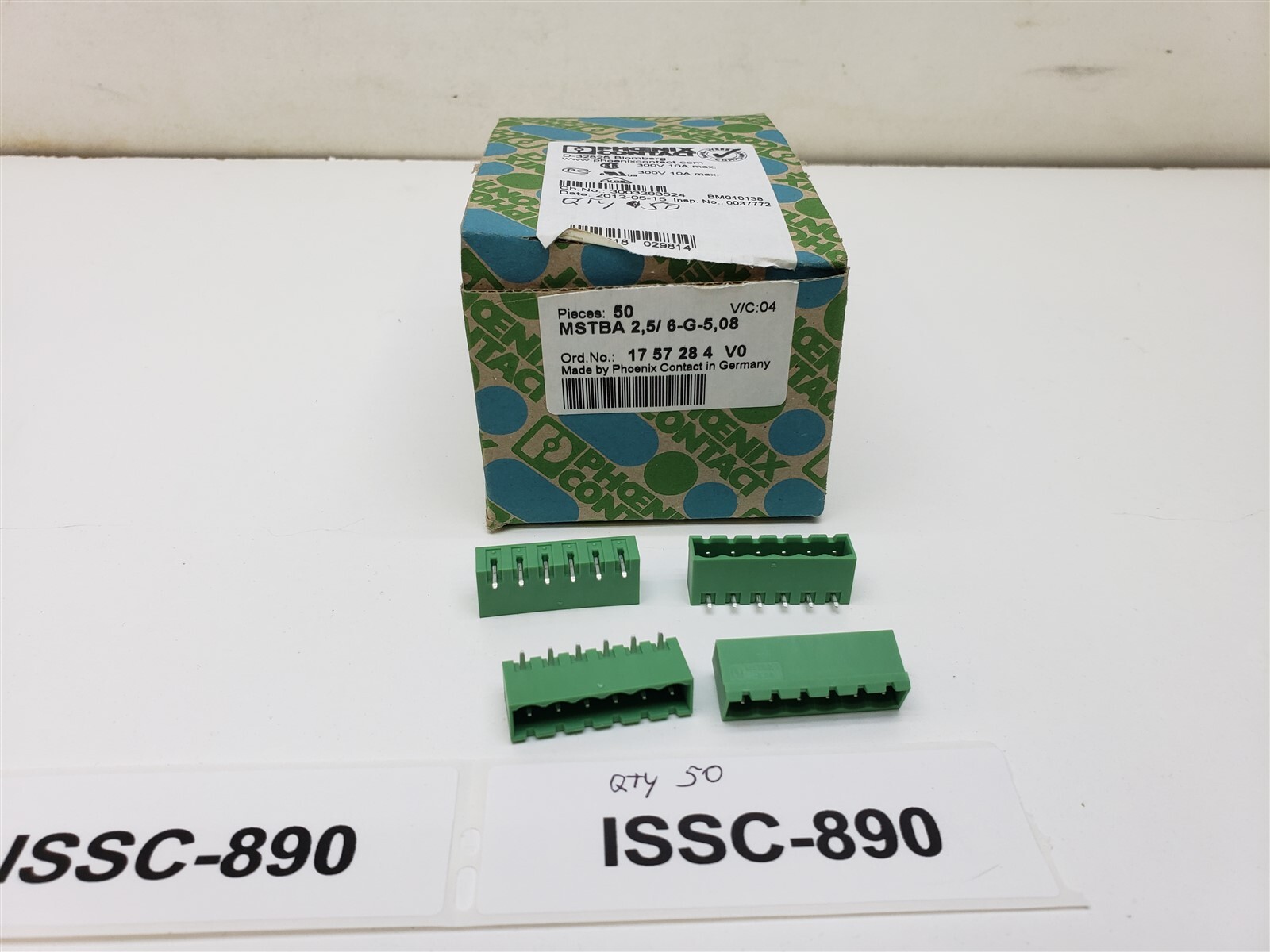 Lot of 50 Phoenix Contact MSTBA 2,5/ 6-G-5,08 PCB Header New | eBay