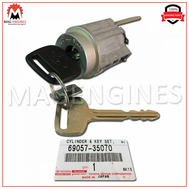 69057-35070 GENUINE OEM IGNITION SWITCH LOCK CYLINDER & KEY SET ...