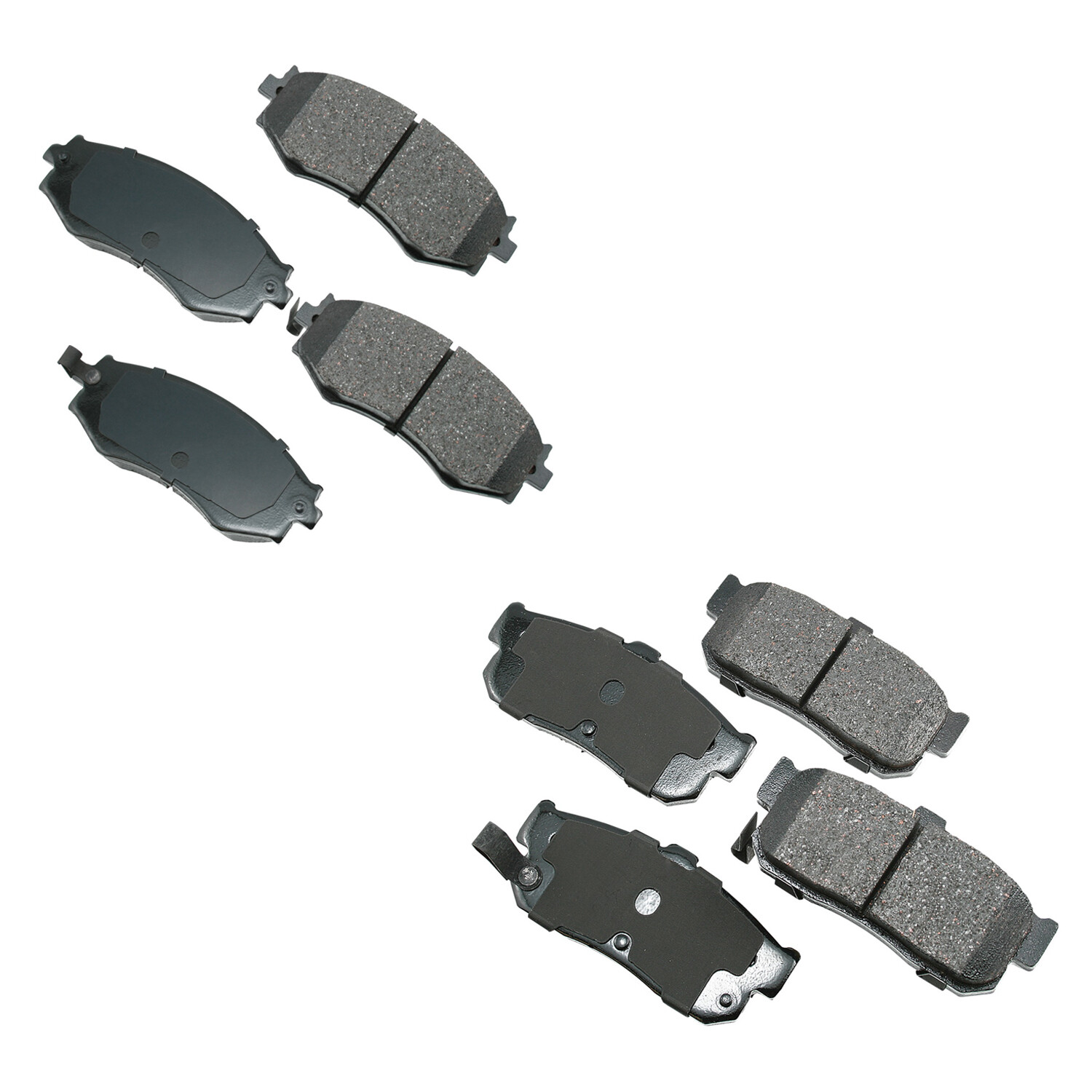 Akebono ProACT Front & Rear Ceramic Disc Brake Pad Kit For Infiniti G20 ...