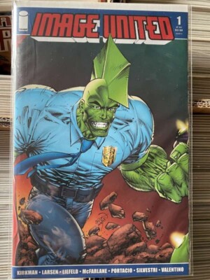 IMAGE UNITED #1 ERIK LARSEN COVER OMEGA SPAWN MOVIE IMAGE COMICS | eBay