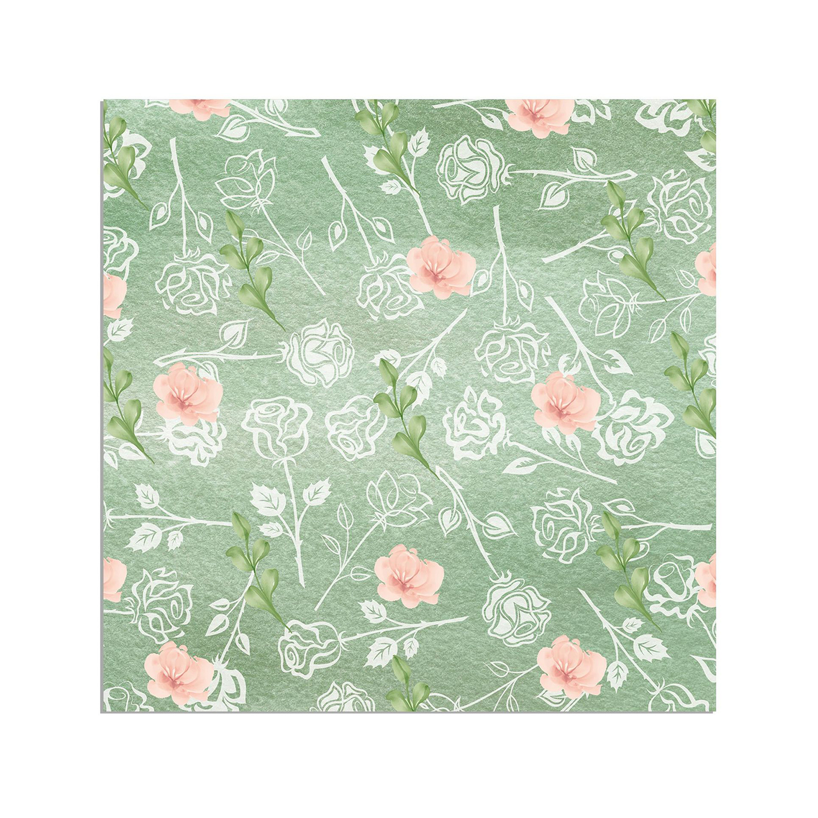 Diy Craft Material Paper Flower Print Cardstock Exquisite Floral ...