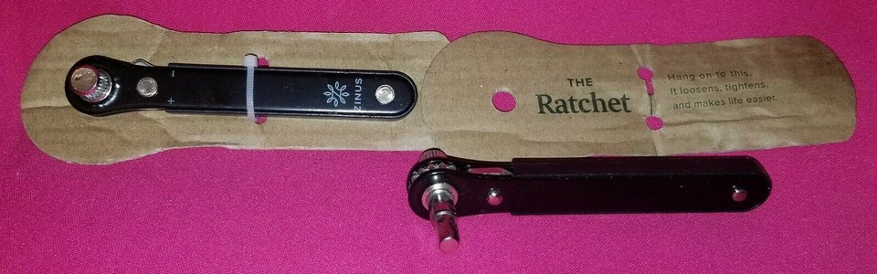 TOOL001 - THE RATCHET- Zinus 4-inch Ratchet hardware tool - NEW OLD ...