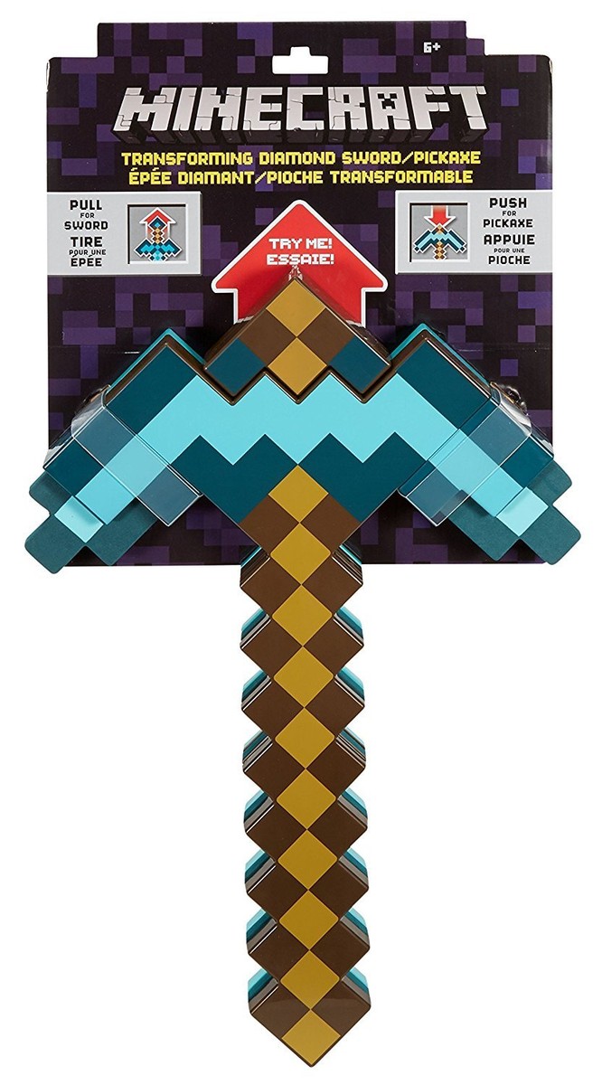 Crossed Diamond Sword Minecraft