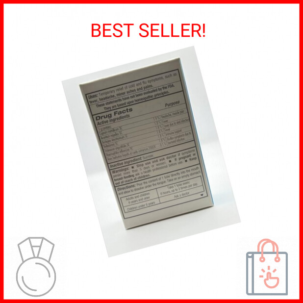 GUNA-Flu for Relief of Flu-Like Symptoms, Body Aches, Headache, Fever ...