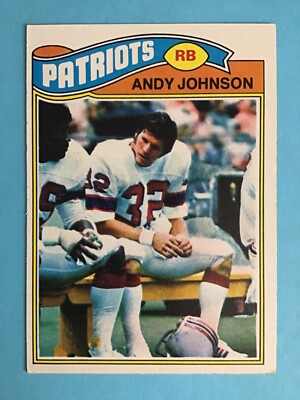 1977 TOPPS FOOTBALL SET BREAK CARD # 401 Andy Johnson Rookie Card | eBay