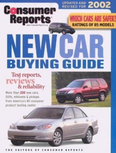 Consumer Reports New Car Buying Guide 2002 by Consumer Reports Books ...