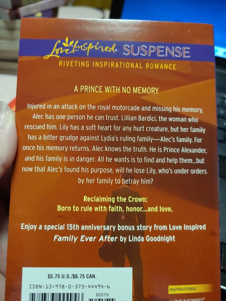 Love Inspired Suspense - Prince Incognito - Reclaiming the Crown Book ...