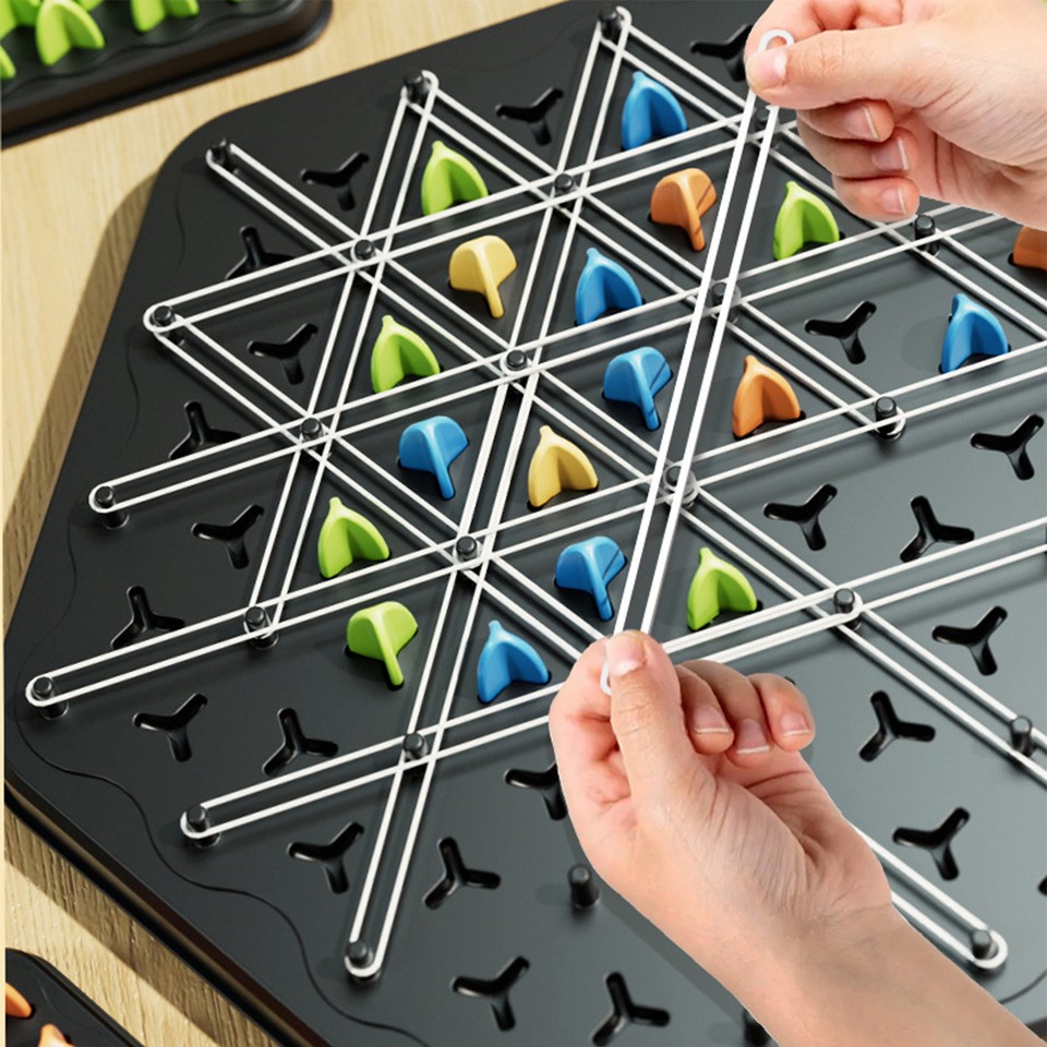 Triggle Board Game Fat-Brain Who Connects More Triangles Wins ...