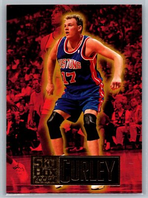 Bill Curley 1994-95 SkyBox Premium Rookie BASKETBALL #225 Detroit ...