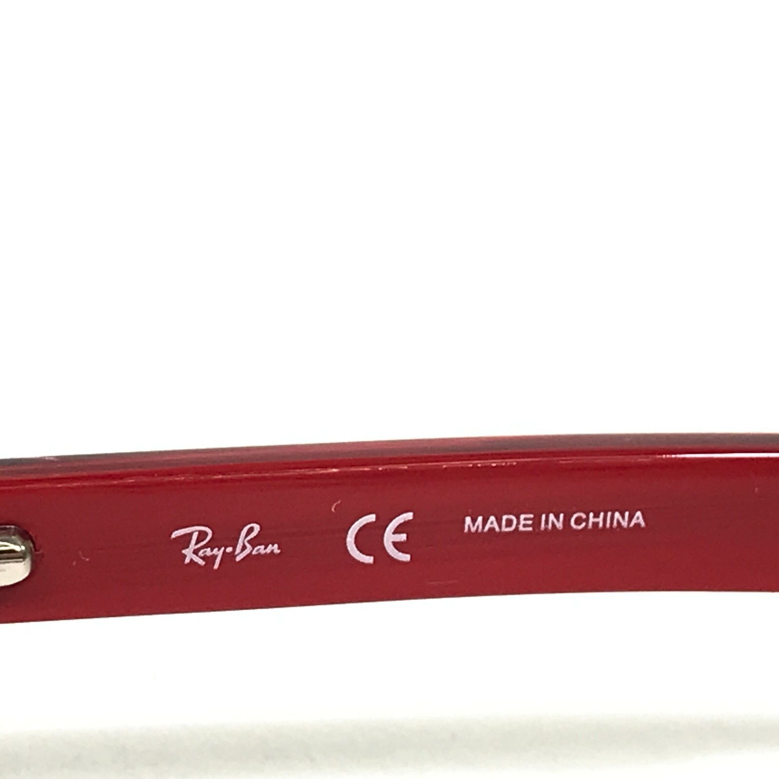 Ray-Ban Eyeglasses Frames RB5053 2090 Red Horn Rectangular Full Rim 50 ...
