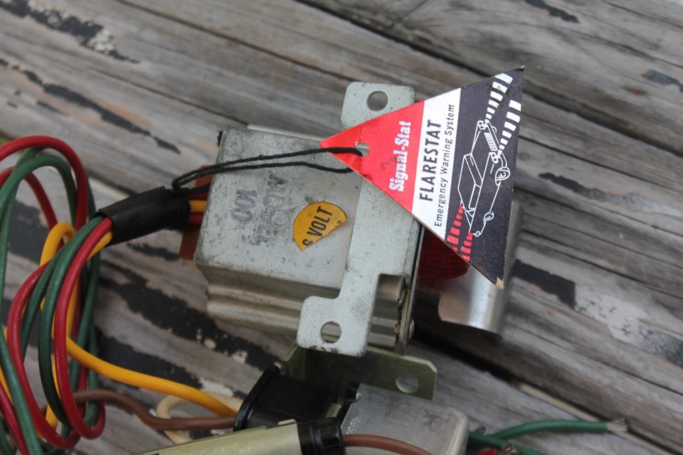 Vintage 4-way 6 volt Flasher hazard warning Switch Light Signal GM Ford ...