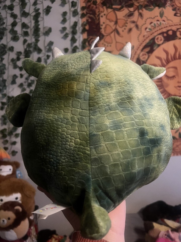 Squishmallow 10” Duke The Dragon Green Scaled Plush Walmart Exclusive ...