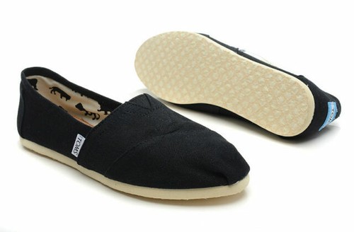 Tom's Women's Classics Canvas Flats Size US 7.5 (Black) 810056013295| eBay