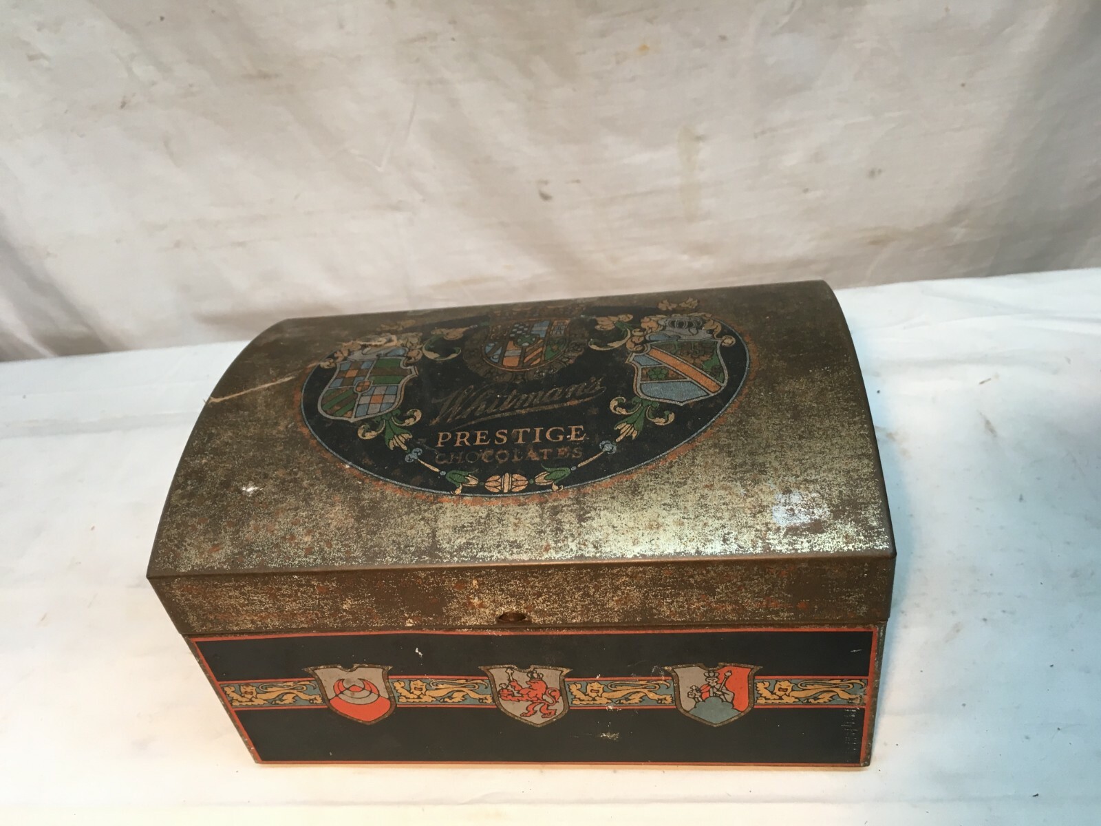 Whitman's Prestige Chocolates 1 Pound Collectible Tin Chest Box ...