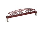 TOMYTEC TOMIX N Gauge Double Track Curved Large Truss Iron Bridge F Red ...