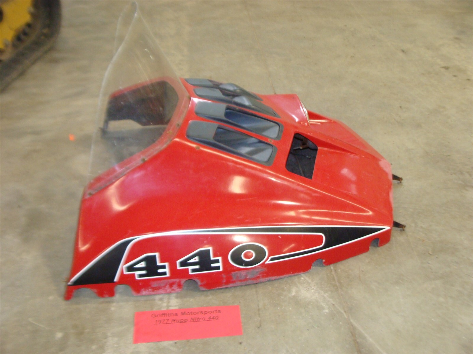 1977 RUPP NITRO 440 hood windshield headlight local pick up only | eBay