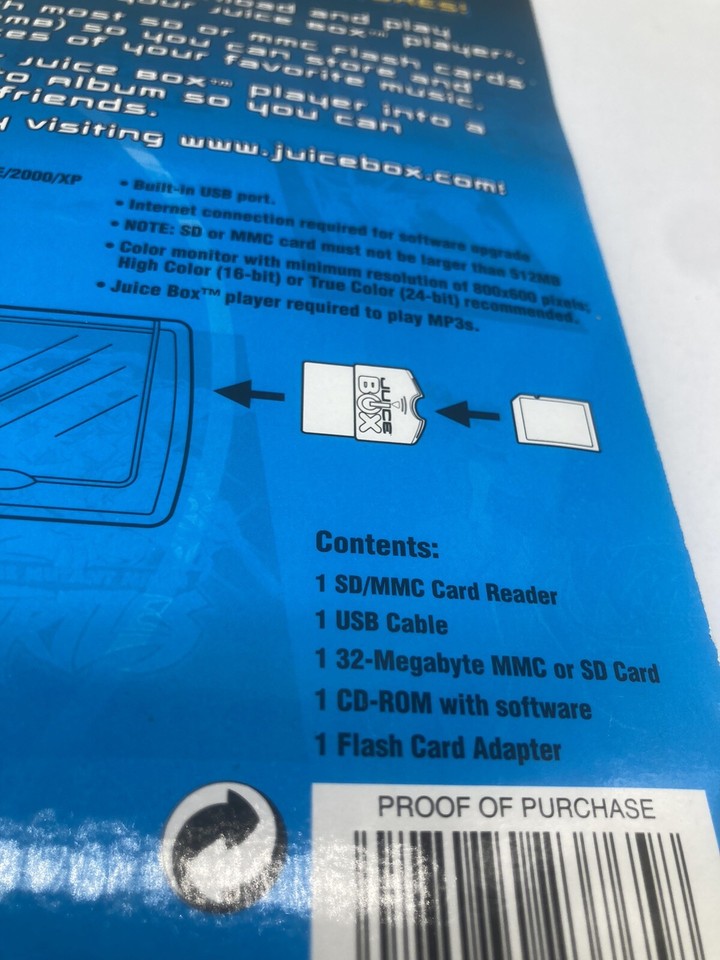 2004 Mattel Juice Box MP3 Starter Kit New in Packaging - Make Your Own ...