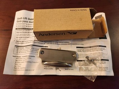 New In Box Andersen Traditional Sash Hand Lift - Satin Nickel 9004442 ...