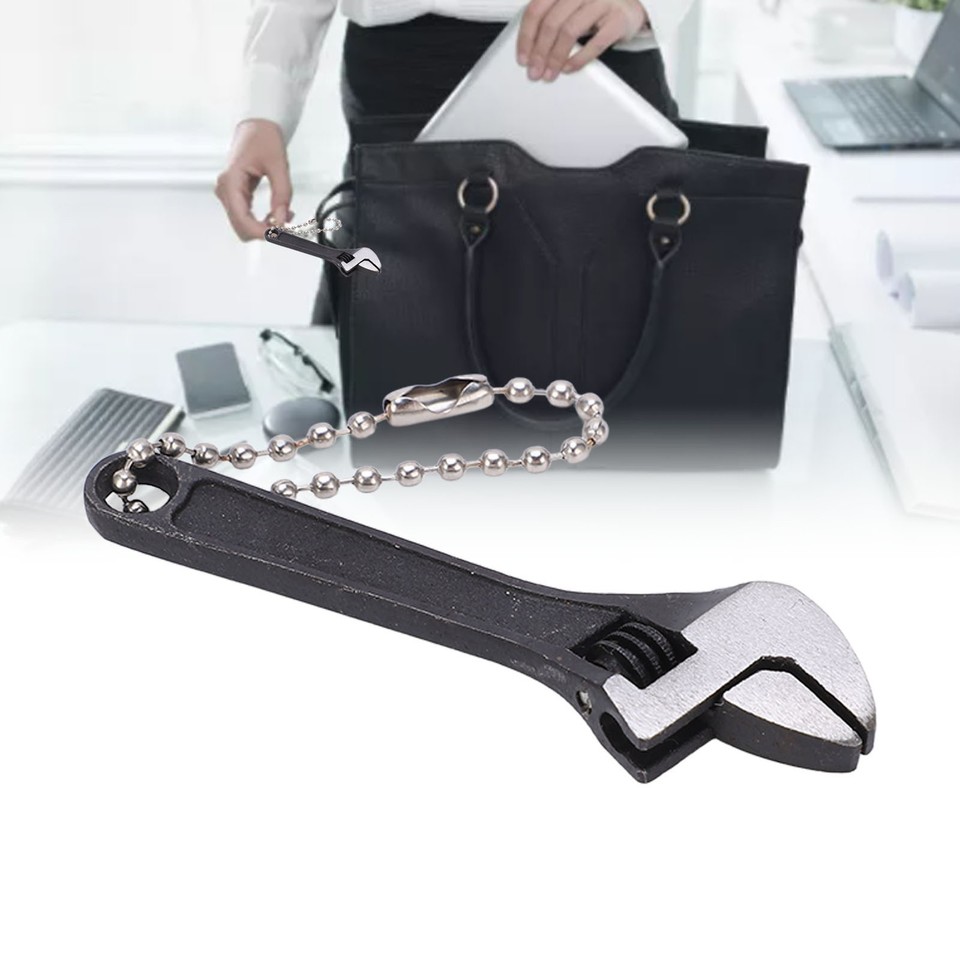 Mini Spanner Steel Keychain Wrench Professional Adjustable For ...