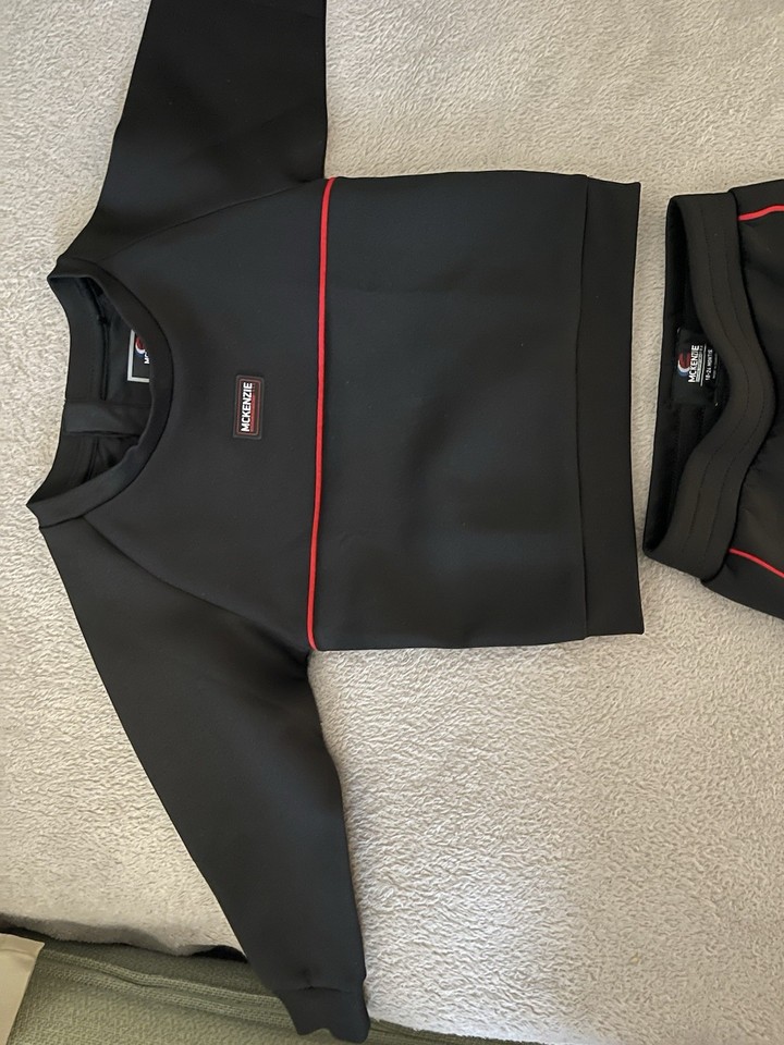 McKenzie Titan Crew Tracksuit Black-Red Size 18-24 Months | eBay UK