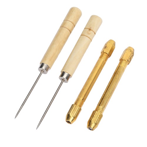 Doll Hair Rooting Holders 10pcs 0.8mm Needle 2 Wooden Awl Handle Doll ...