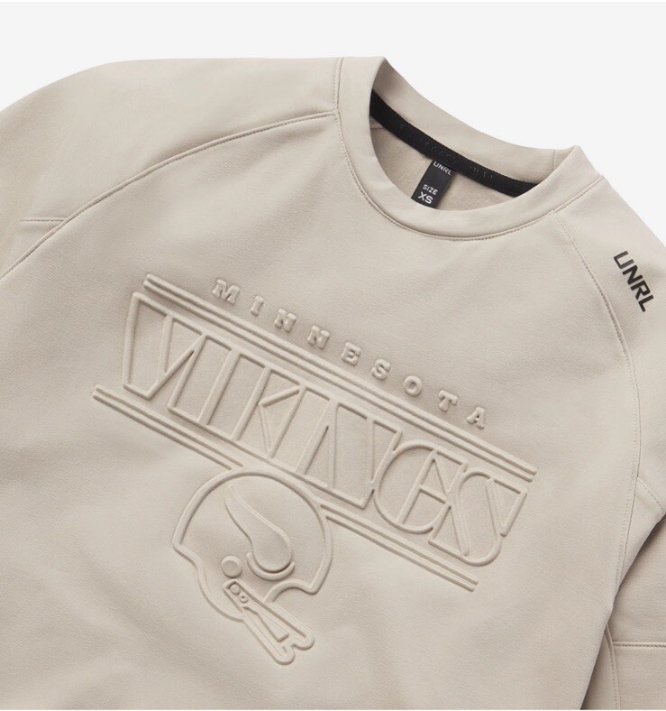 UNRL X MINNESOTA VIKINGS CROSSOVER CREWNECK NO. 2 Size XXL | eBay