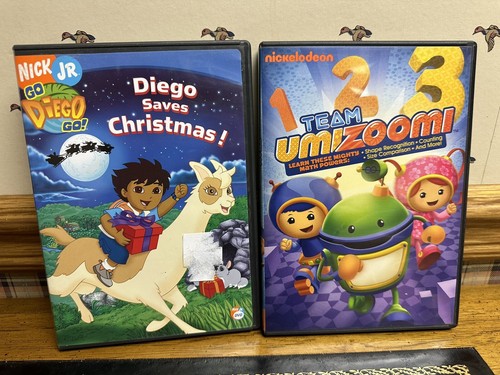Lot of 2 Nick Jr. DVDS- Go Diego Go! Diego Saves Christmas & Team ...