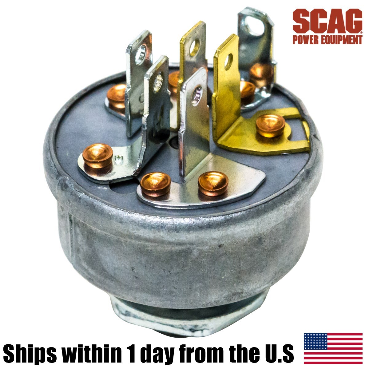 48798 OEM Genuine Original Scag Key Switch With Hardware (6 Pole) | eBay