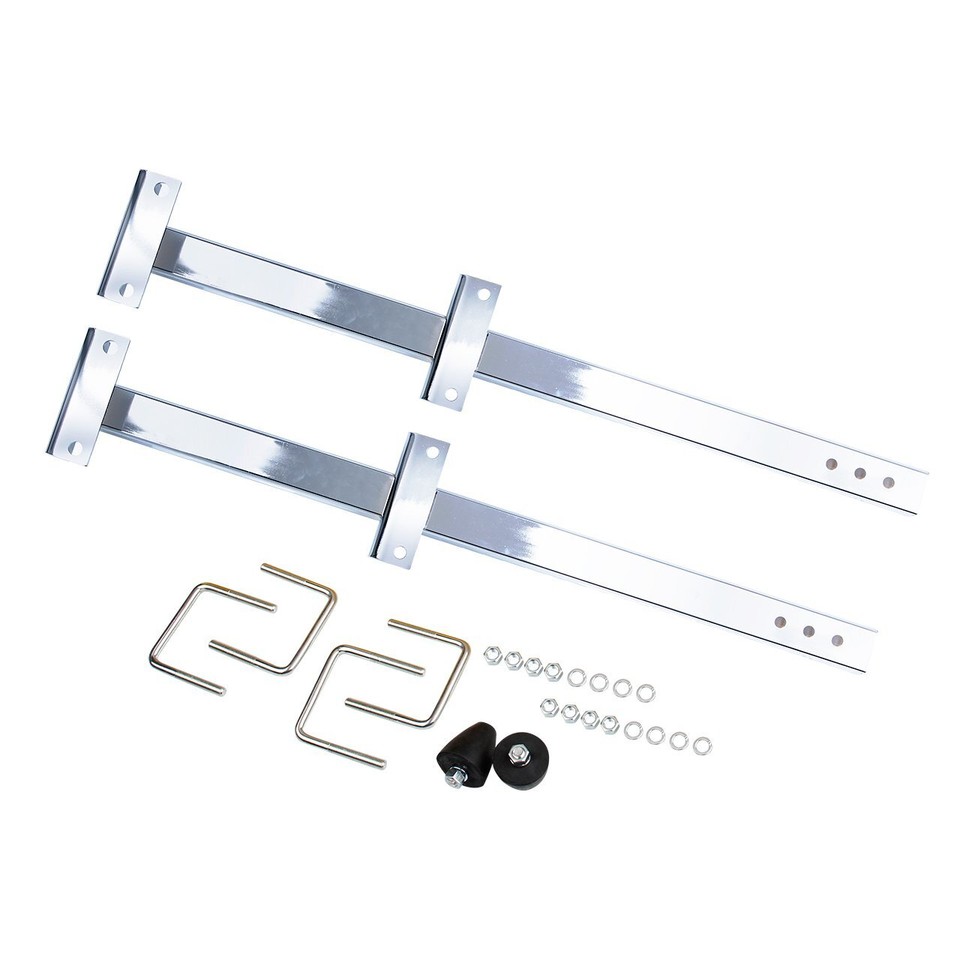 20470 Universal Leaf Spring Traction Bars w/ Mounting Hardware Chrome ...