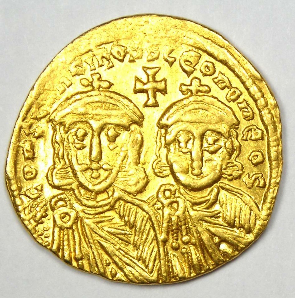Constantine V & Leo IV AV Solidus Gold Coin 750-775 AD - Good XF / AU | eBay