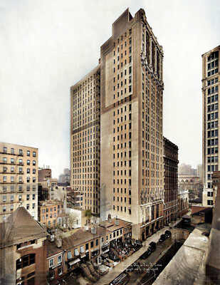 1918 New York, Lewisohn Building, 119 W. 40th Street 11 x 14" Photo ...