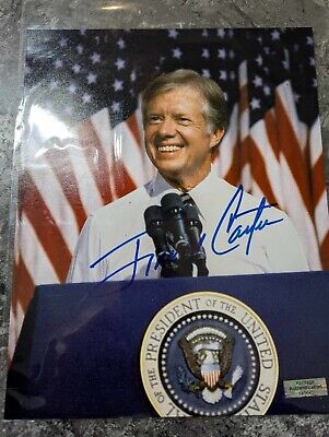 President Jimmy Carter Autographed-Signed 8 X 10 Photo W/COA 39th ...