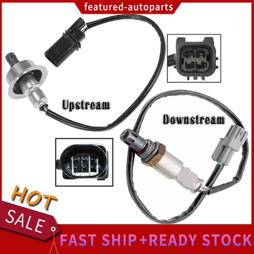 2X Oxygen O2 Sensor Upper+Lower For 2015-2019 Hyundai Sonata Kia Optima ...
