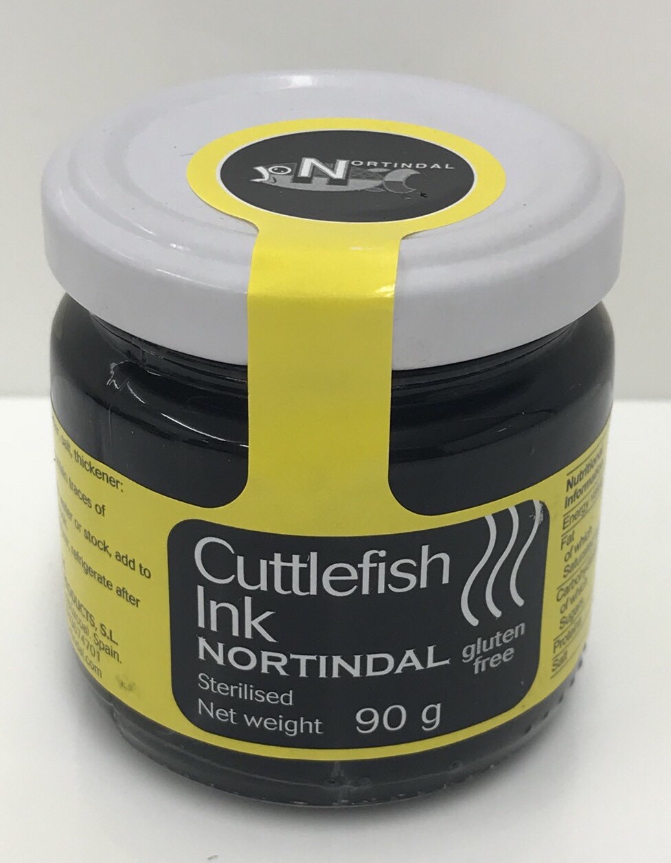 Sterilised Cuttlefish Ink 90g Jar Squid Ink Gluten Free, Black Rice ...
