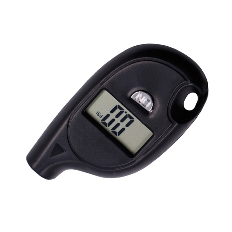 Digital Tire Air Pressure Gauge Tester for Keychain Easy Reading LCD ...