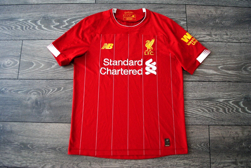 MENS SMALL LIVERPOOL ENGLAND 2019/2020 HOME FOOTBALL SHIRT SOCCER NB ...