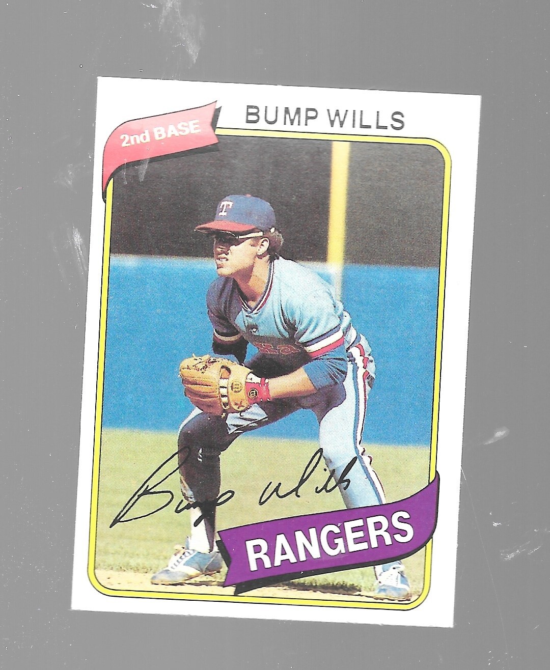 1980 Topps Bump Wills 473 Texas Rangers Baseball | eBay