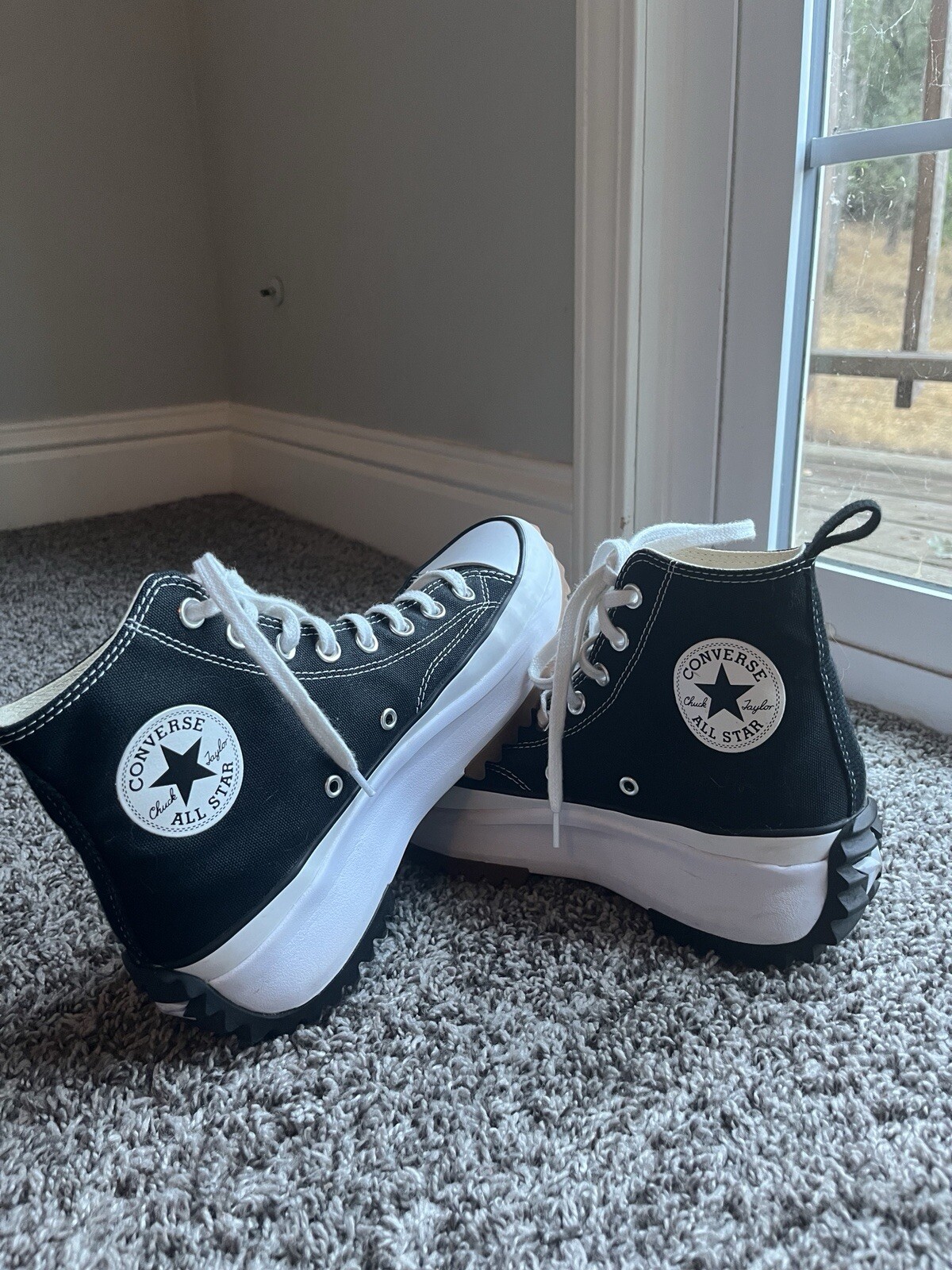 Size 8.5 - Converse Run Star Hike High Top Black - Gem