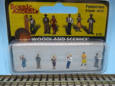 WOODLAND SCENICS N SCALE FIGURES - PEDESTRIANS | eBay